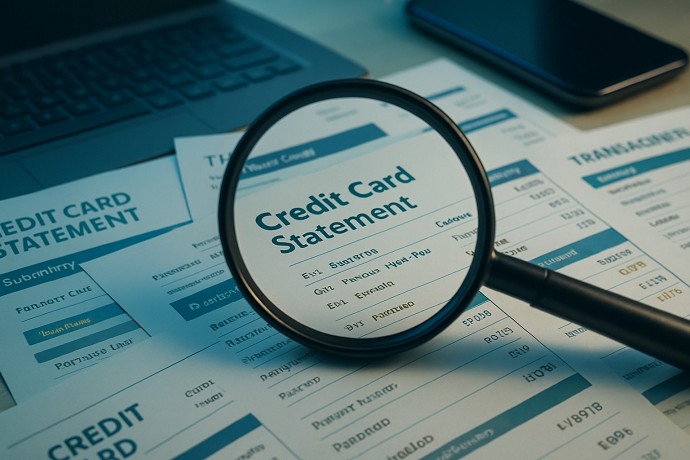 Estratto conto carta di credito e voci e sigle presenti, cosa ...