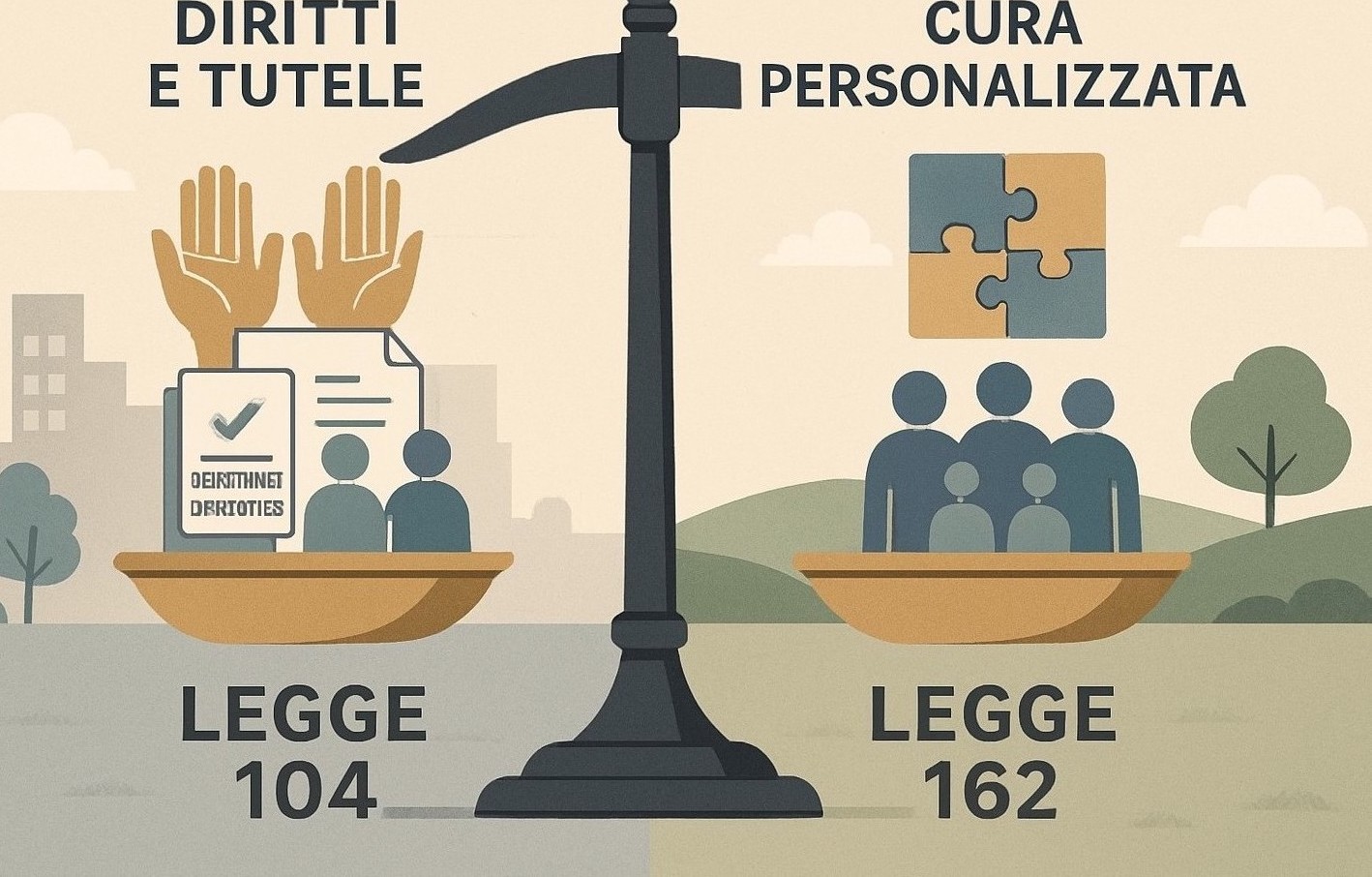 Le differenze tra la legge 104 e la legge 162. Cosa cambia ...