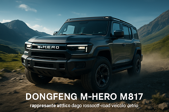 Debutta il Dongfeng M-Hero M817: quasi 10.000 ordini e 912 CV di potenza