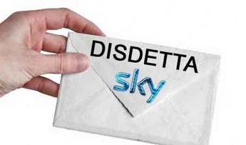 Modulo disdetta Sky, costi e regole per fare disdetta