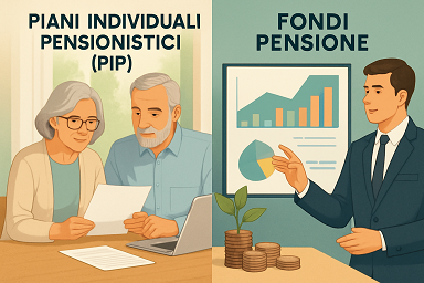 Le differenze tra piani individuali pensionistici (PIP) e i fondi pensioni