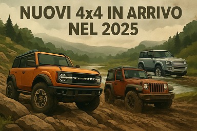Le nuove auto 4x4 già in vendita o in uscita nel 2025. Numerosi modelli ...