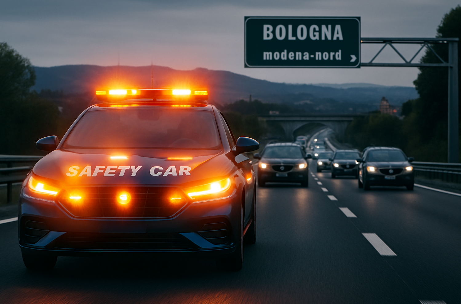 A cosa serve la safety car in autostrada e cosa fare quando esce ...