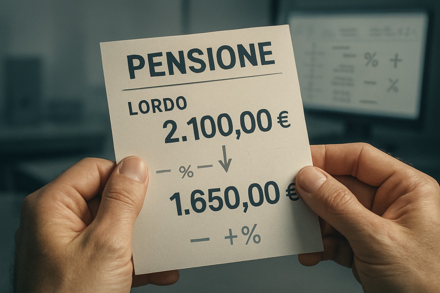 Come si calcola la pensione da lorda a netta nel 2025 dopo le modifiche ...
