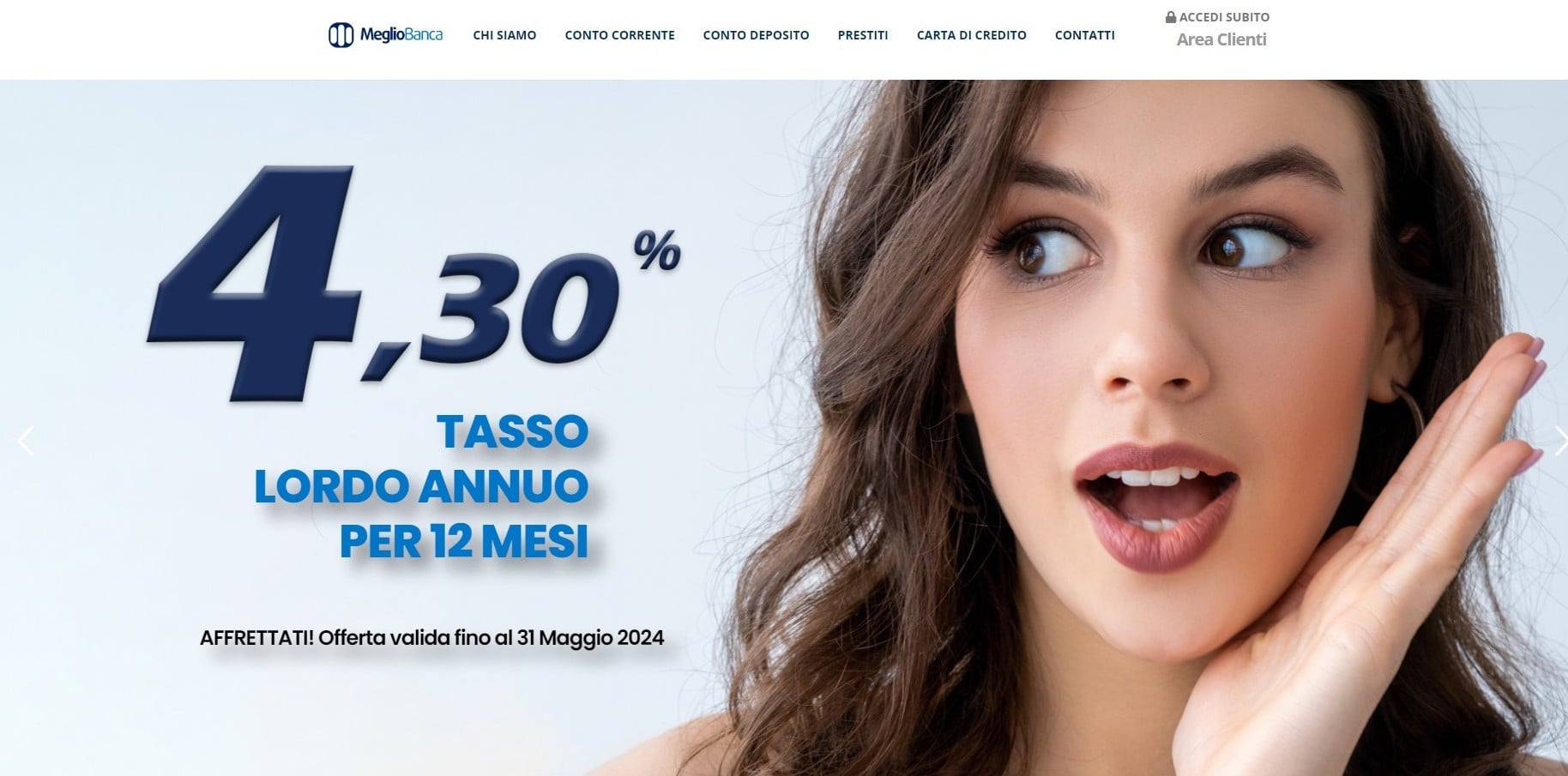 Conto deposito MeglioBanca, uno con i rendimenti più alti. Che banca c ...