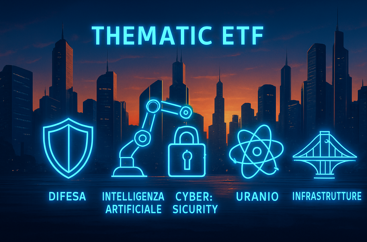Gli Etf tematici ritornano interessanti come investimenti per il 2025-2026 soprattutto alcuni ...