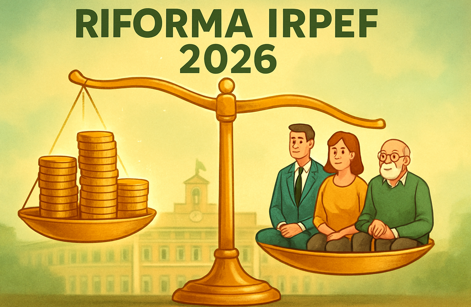 Irpef 2026: riduzione dell'aliquota al 33%. Calcoli ed esempi su chi ci ...