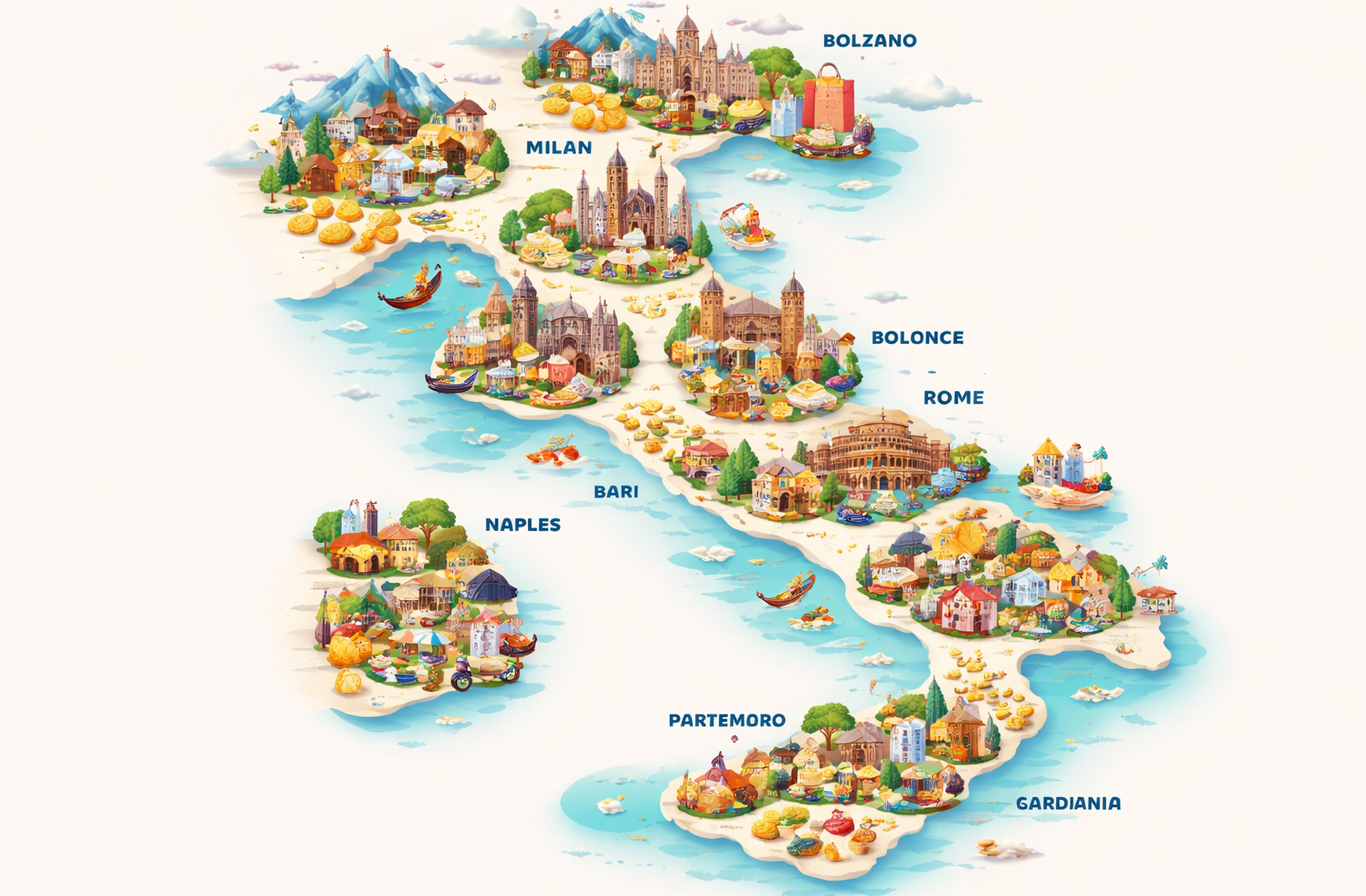 Le città italiane dove costa meno e di più vivere con esempi e ...