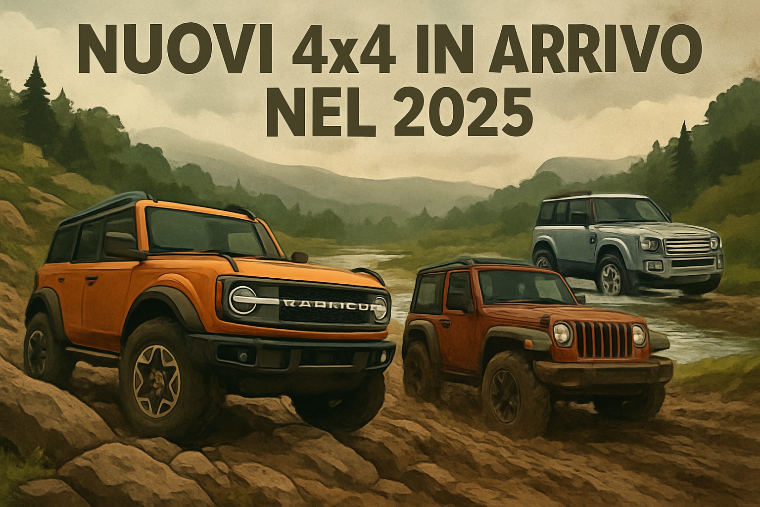 Le nuove auto 4x4 già in vendita o in uscita nel 2025. Numerosi modelli ...