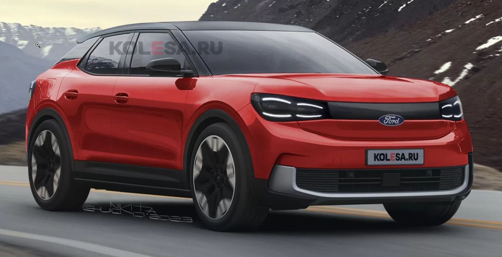 Der Neue Ford Capri 2023 2024 Ein Legend res Auto Kehrt In Form Eines