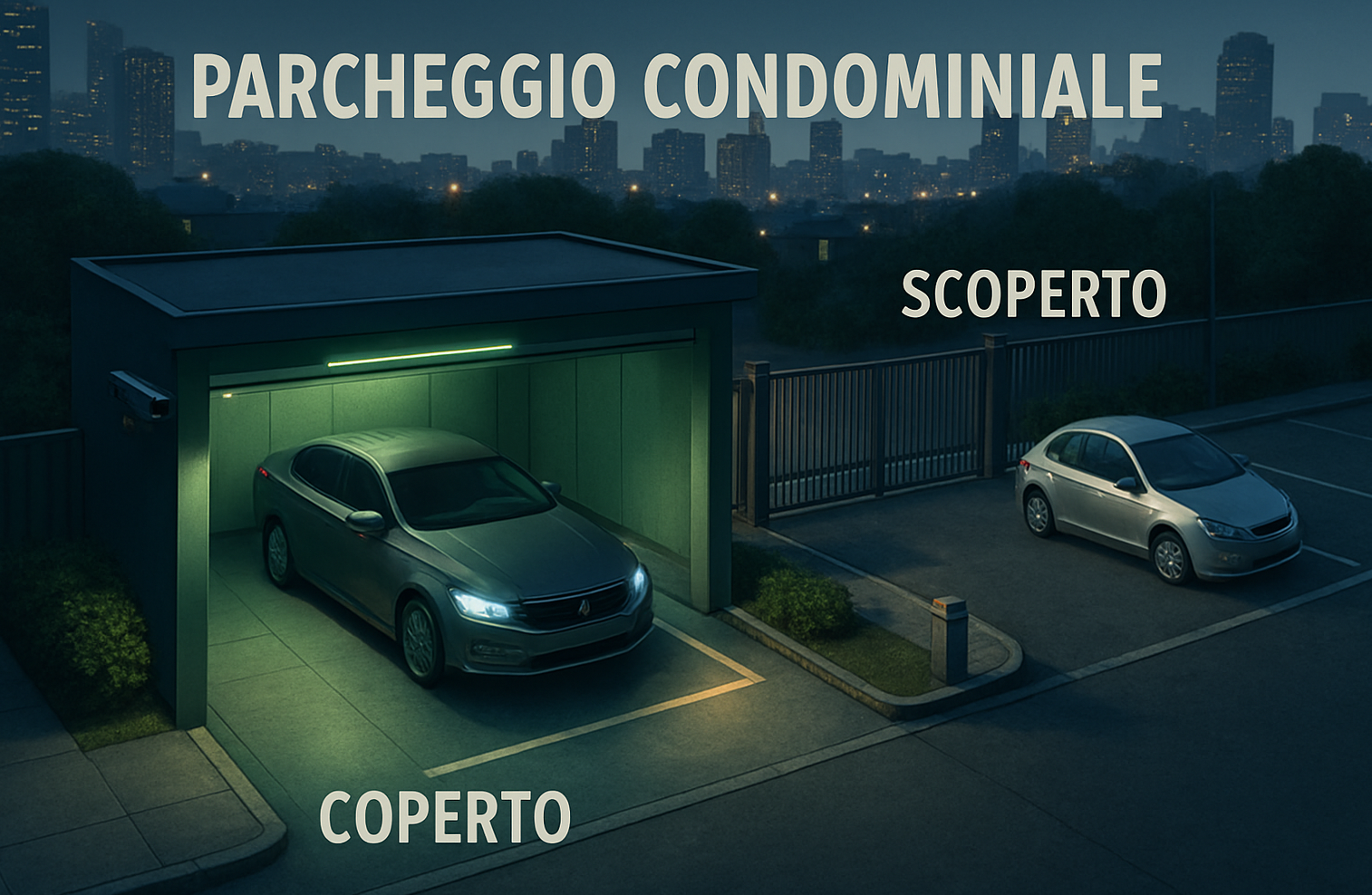 Quanto costa un posto auto in condominio scoperto o coperto in affitto ...