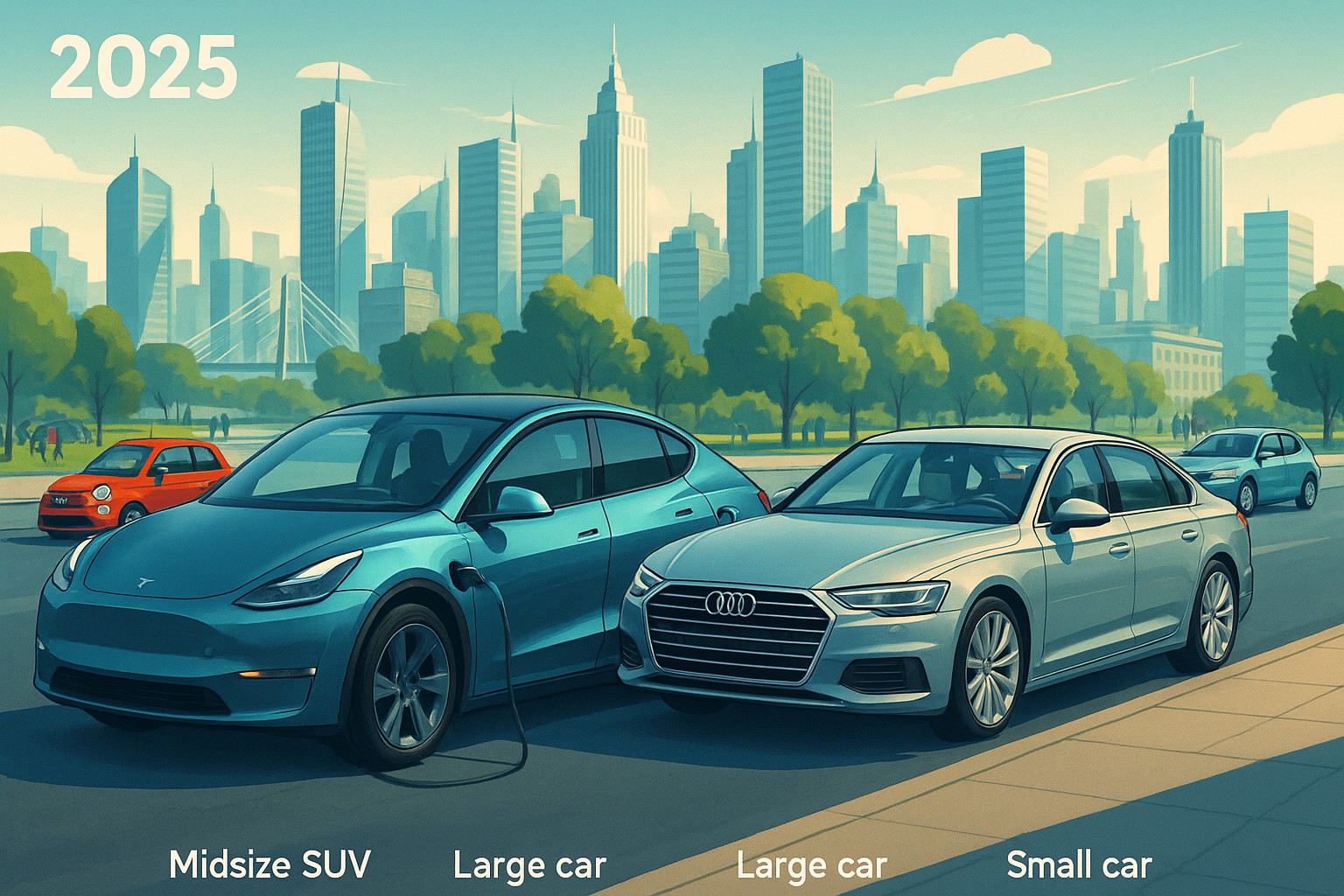 Segmenti auto 2025, nuova classificazione rinnovata con tipologie ...