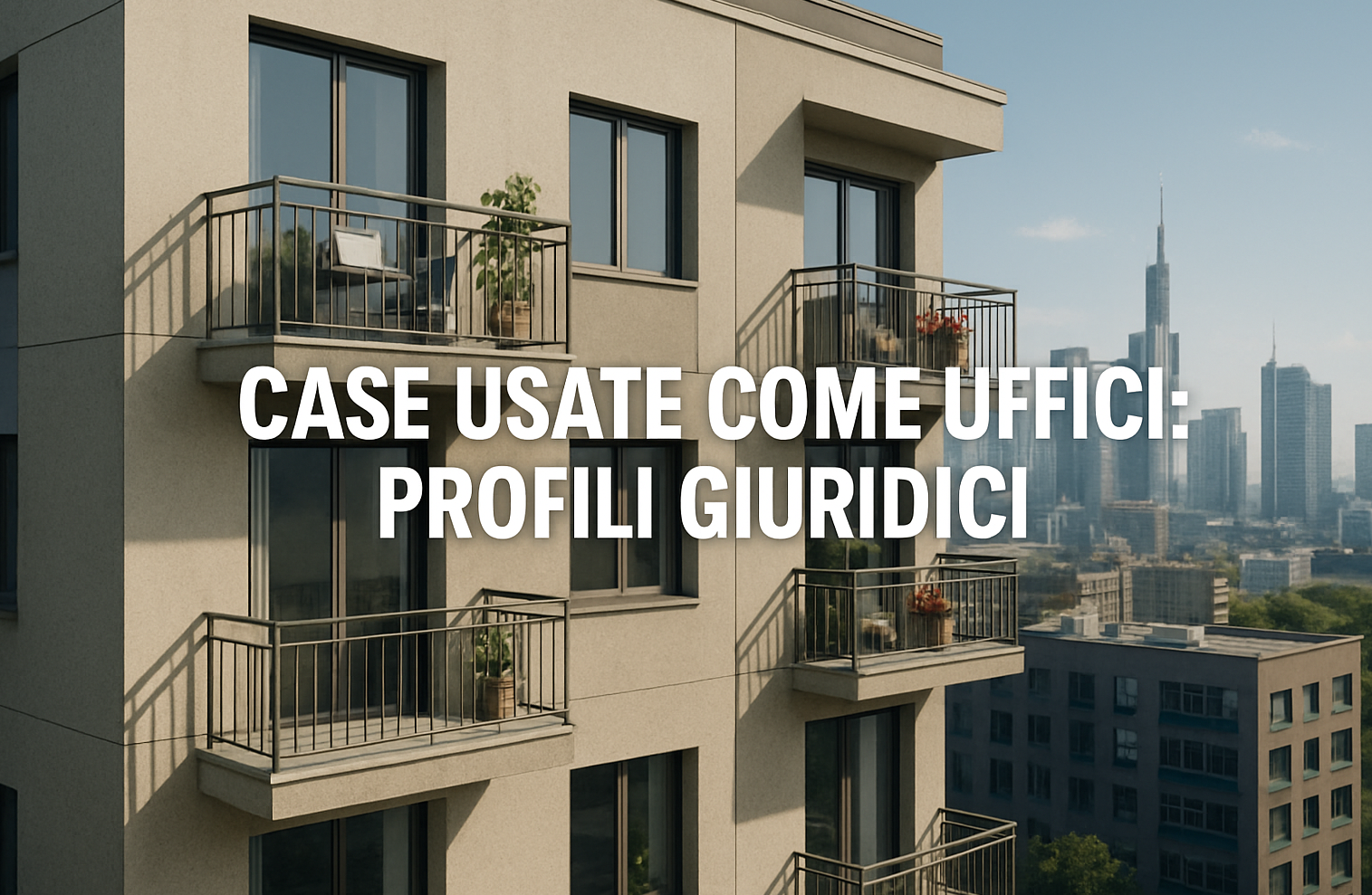 Si può affittare una appartamento ad uso residenziale o una casa come ...